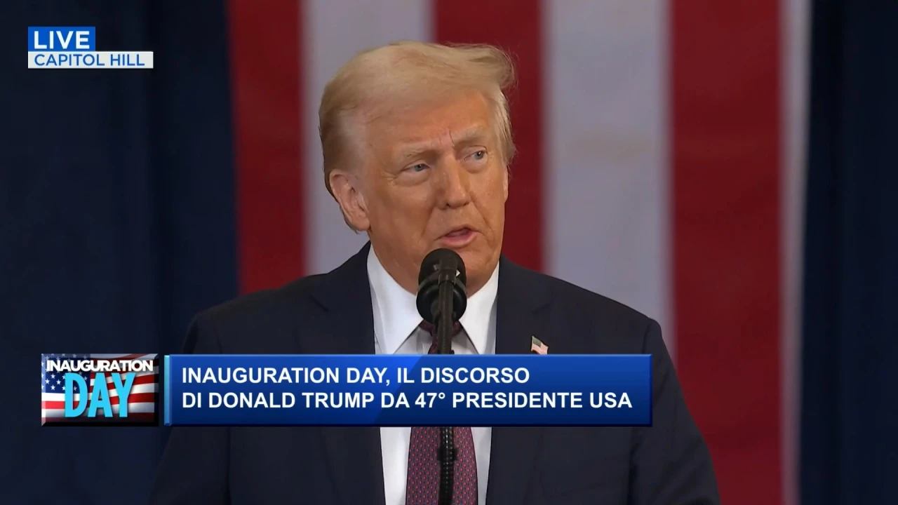 Donald Trump giura come 47° presidente degli Stati Uniti: le immagini ...