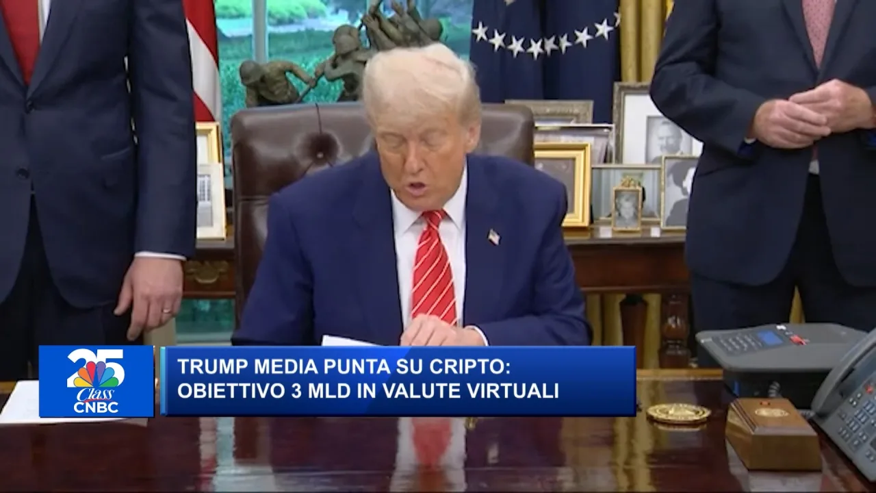 Trump Media si prepara a investire in cripto valute circa 3 miliardi di ...