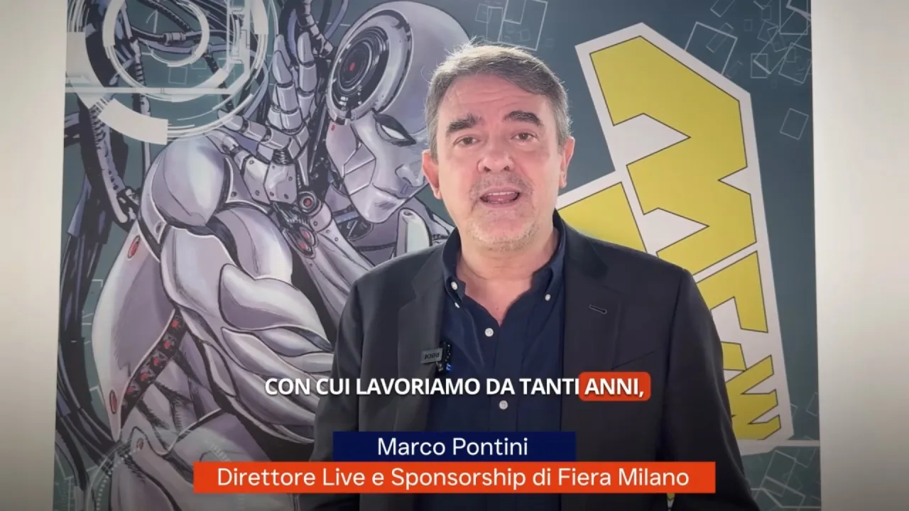 Marco Pontini presenta Milan Games Week & Cartoomix a Fiera Milano