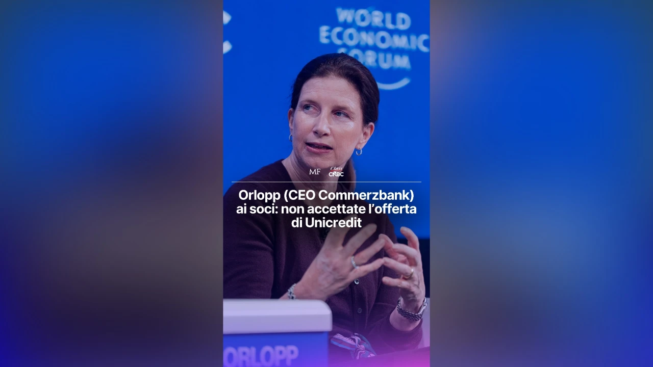 Commerzbank, la CEO Bettina Orlopp ai soci: non accettate l'offerta di ...