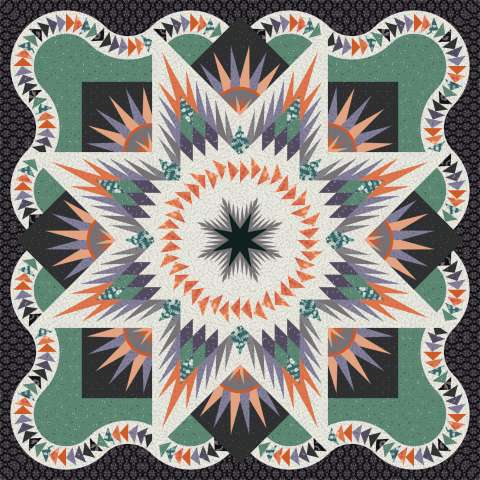 Arctic Star 2 | Arctic Star Wall | Quiltster