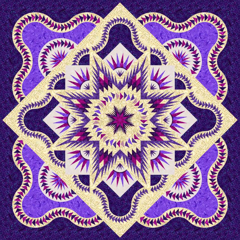 Arctic Star - rjc1 | Arctic Star Queen | Quiltster