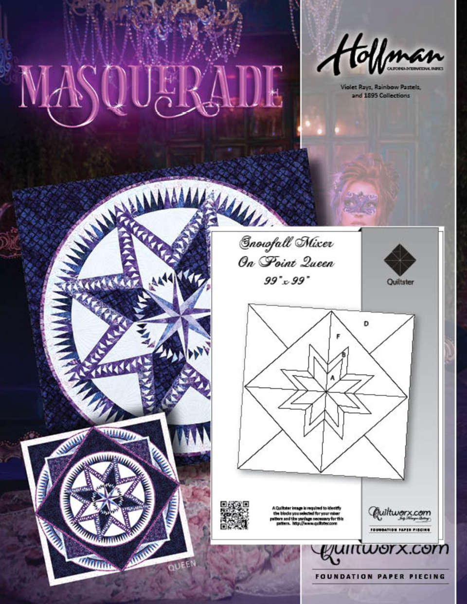 Masquerade Queen Expansion | Quilt Patterns | Marketplace | Quiltster