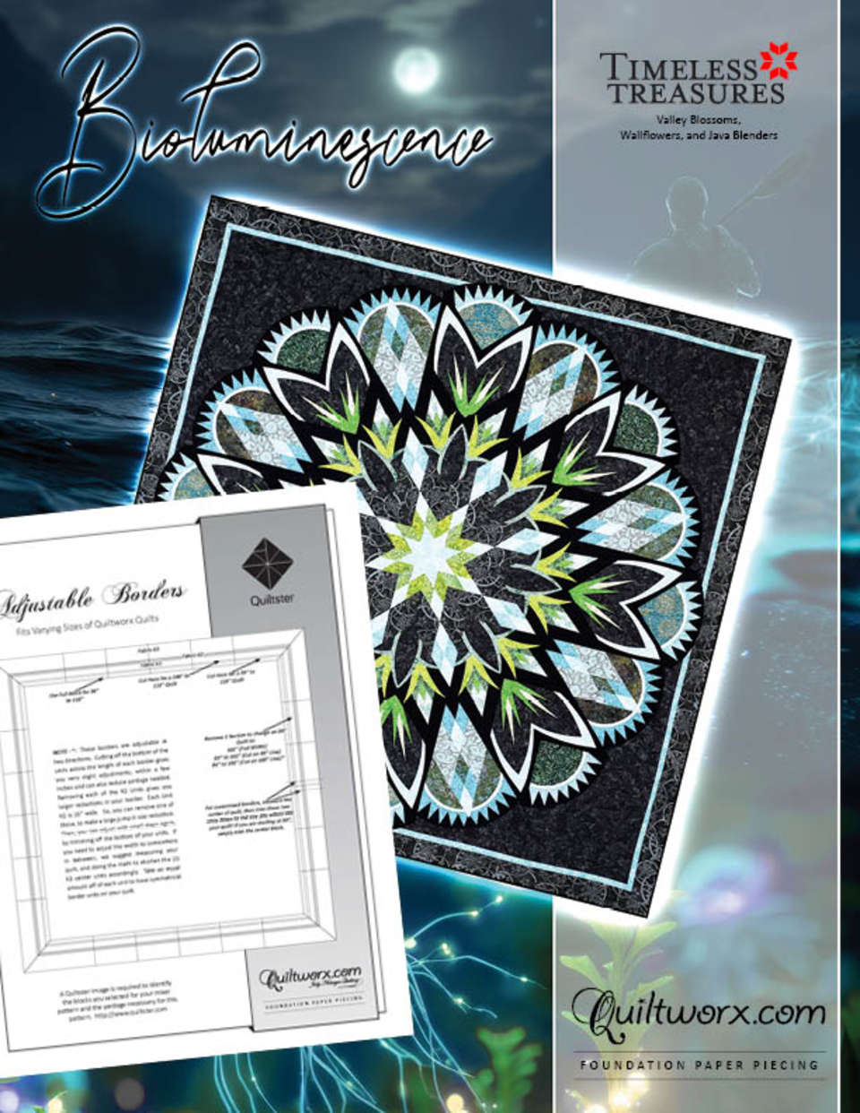 Bioluminescence King | Quilt Patterns | Marketplace | Quiltster