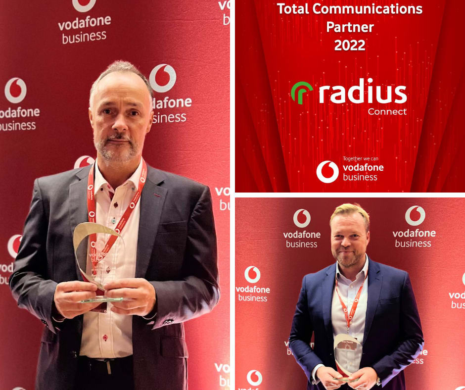 Radius Connect wins Vodafone Total Communications Partner of the Year! | Radius Connect