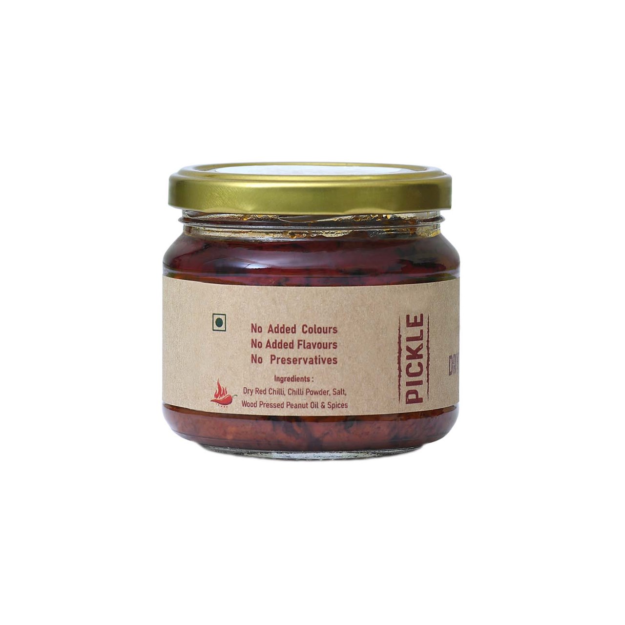 Dry Red Chilli Pickle 300 Grams-Natures Trunk| Buy Indian Products ...