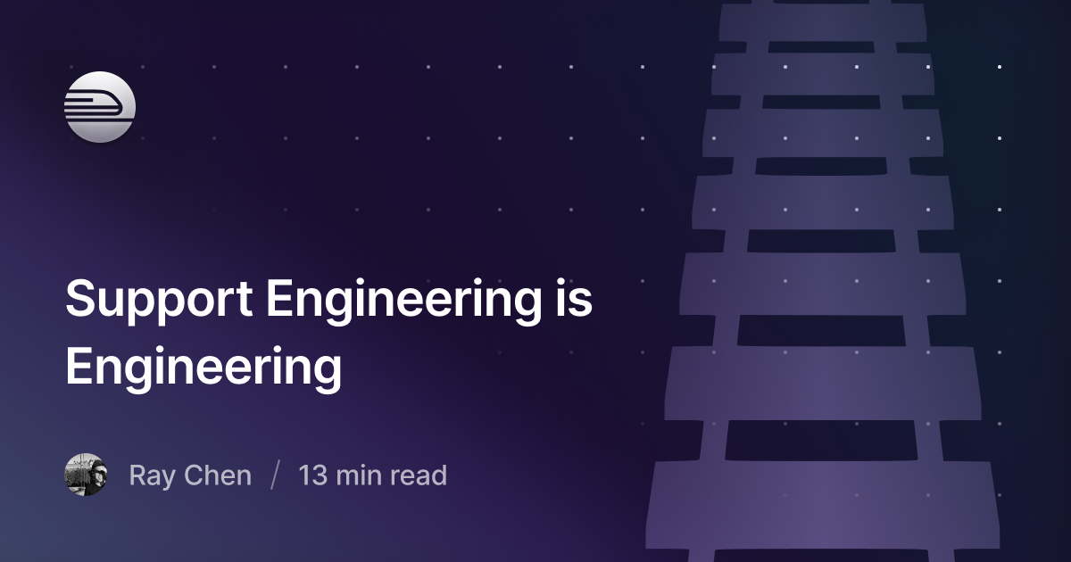 Support Engineering Is Engineering