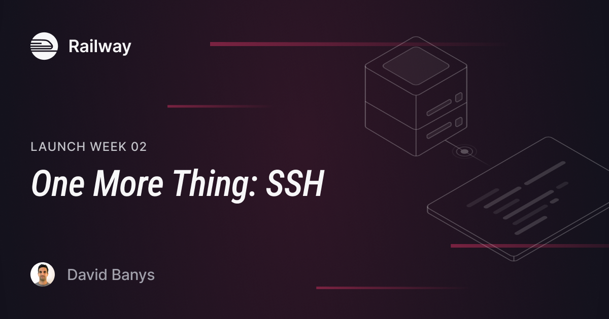 Ssh, We’re Announcing One More Thing!
