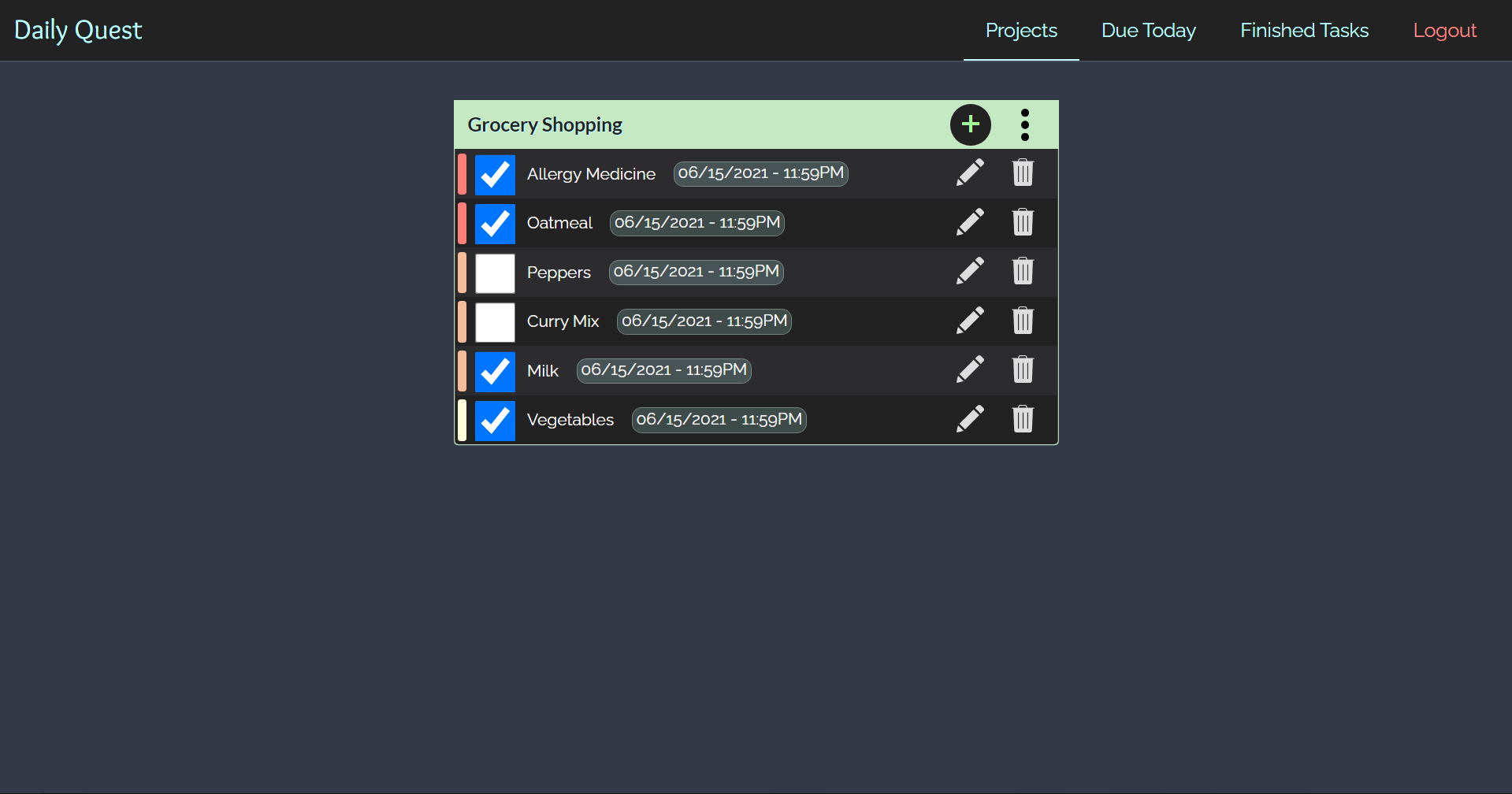 daily-quest-2 - Codesandbox
