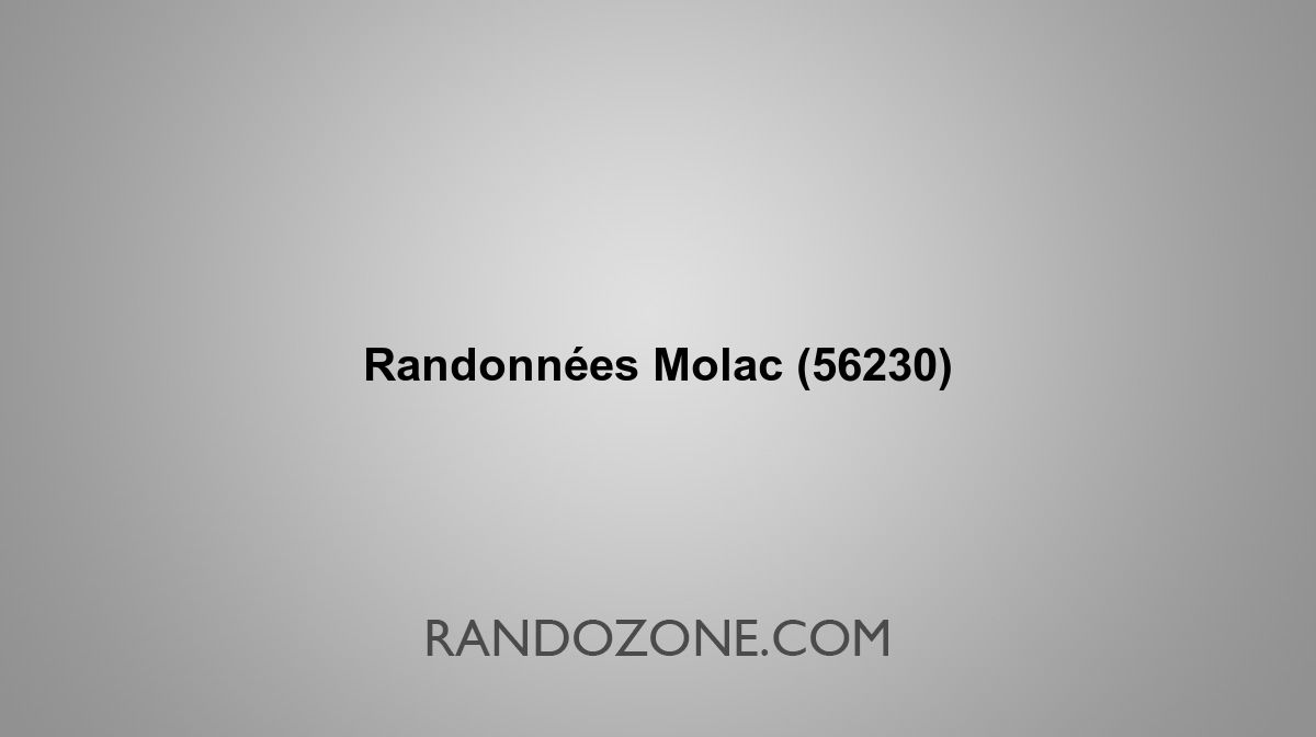 Randonnées Molac 56230 Topos et tracés GPS : les meilleurs itinéraires