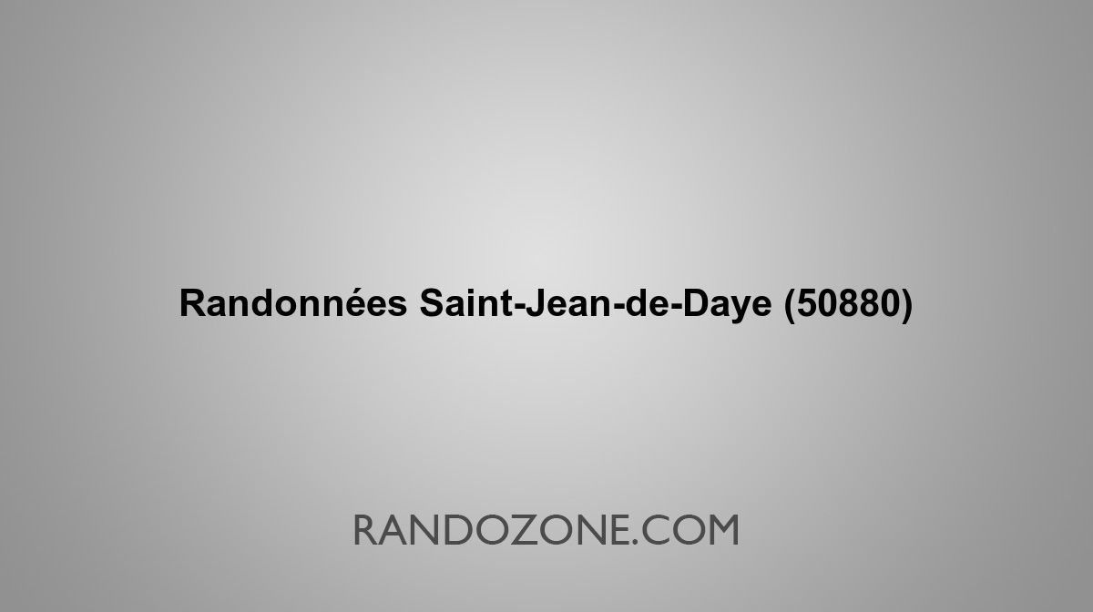 Randonnées Saint-Jean-de-Daye 50880 Topos et tracés GPS : les meilleurs ...