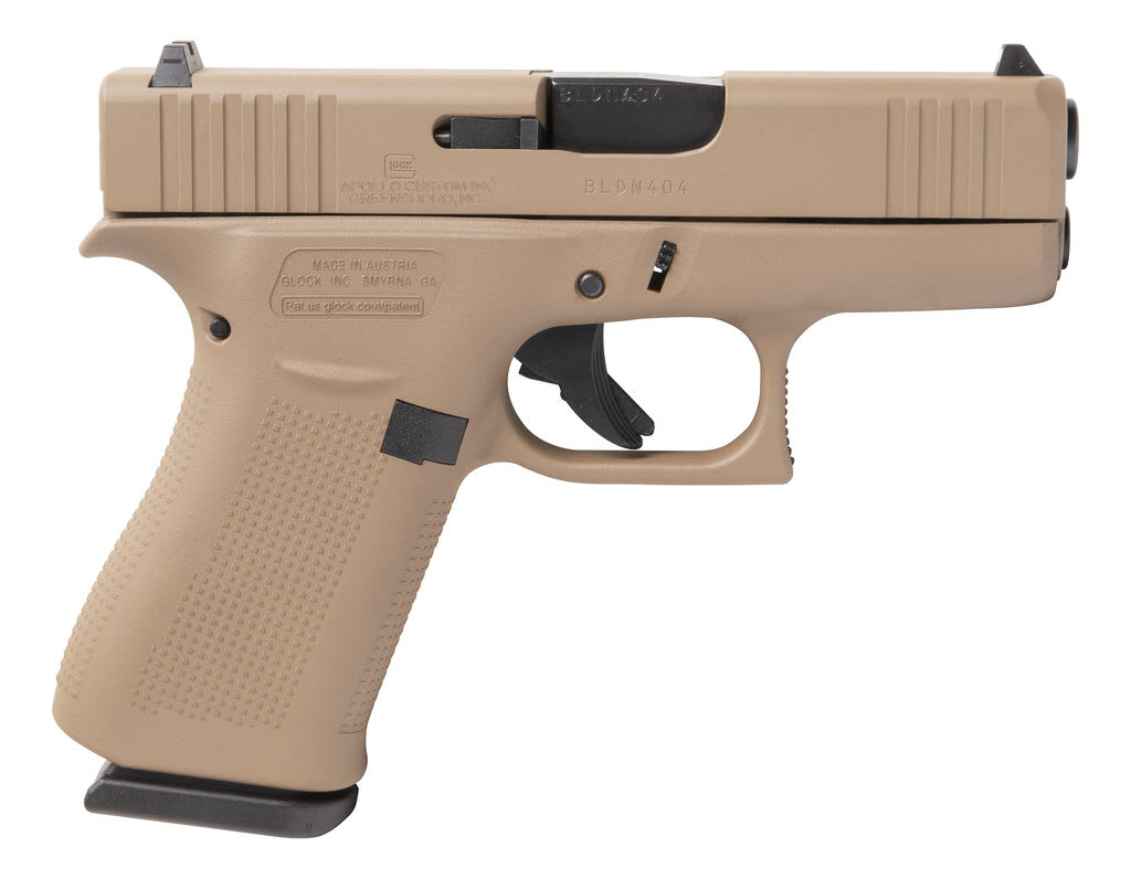 Glock 43x 9mm Fde Blackstone Shooting Sports