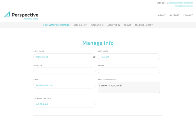 Perspective — Ranium Systems