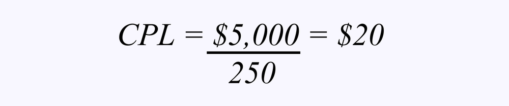 Free cost per lead (CPL) calculator - Usermaven