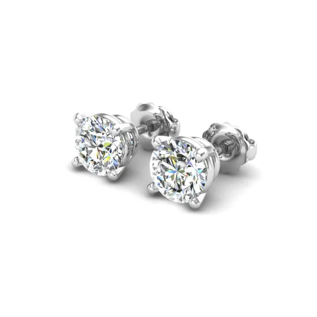 Diamond Stud Settings Offered on Rare Carat