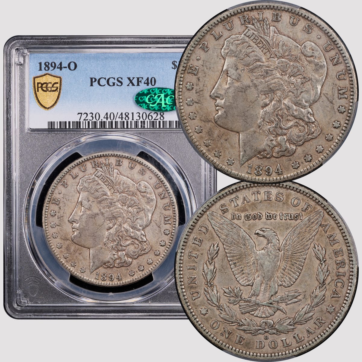 1894-O Morgan Dollar ($1) PCGS XF40 CAC - Rarity7