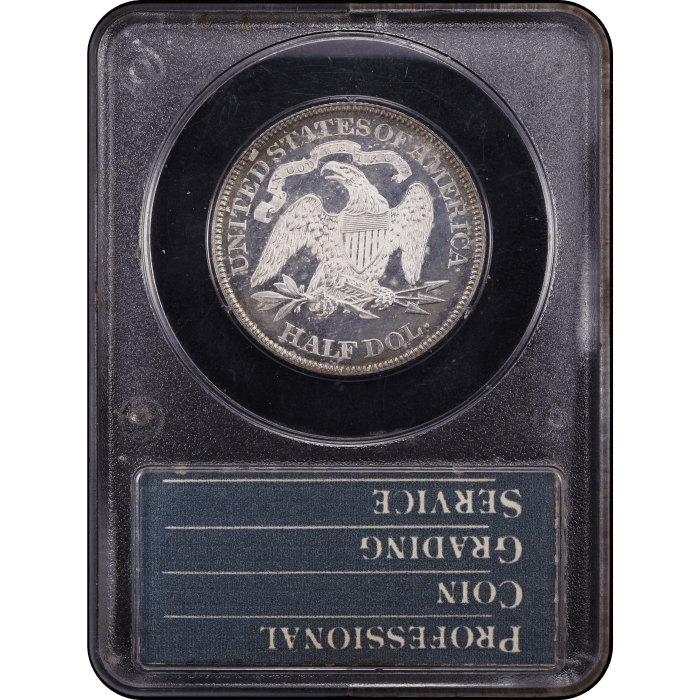 1879 Seated Liberty Half Dollar (50c) Rattler PCGS PR63 CAC - Rarity7