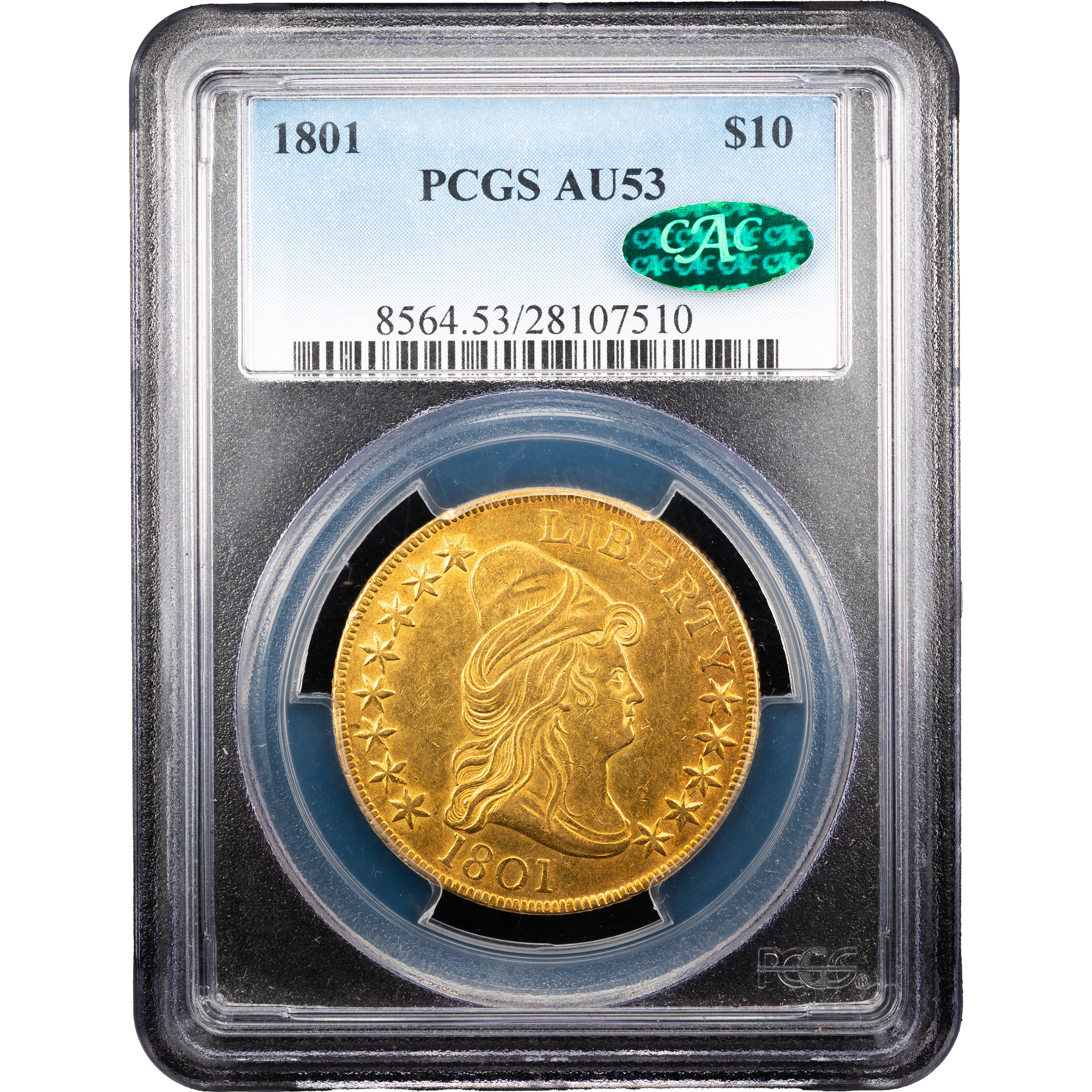 Collectors Corner - 1801 $10 AU53 PCGS - #69426790