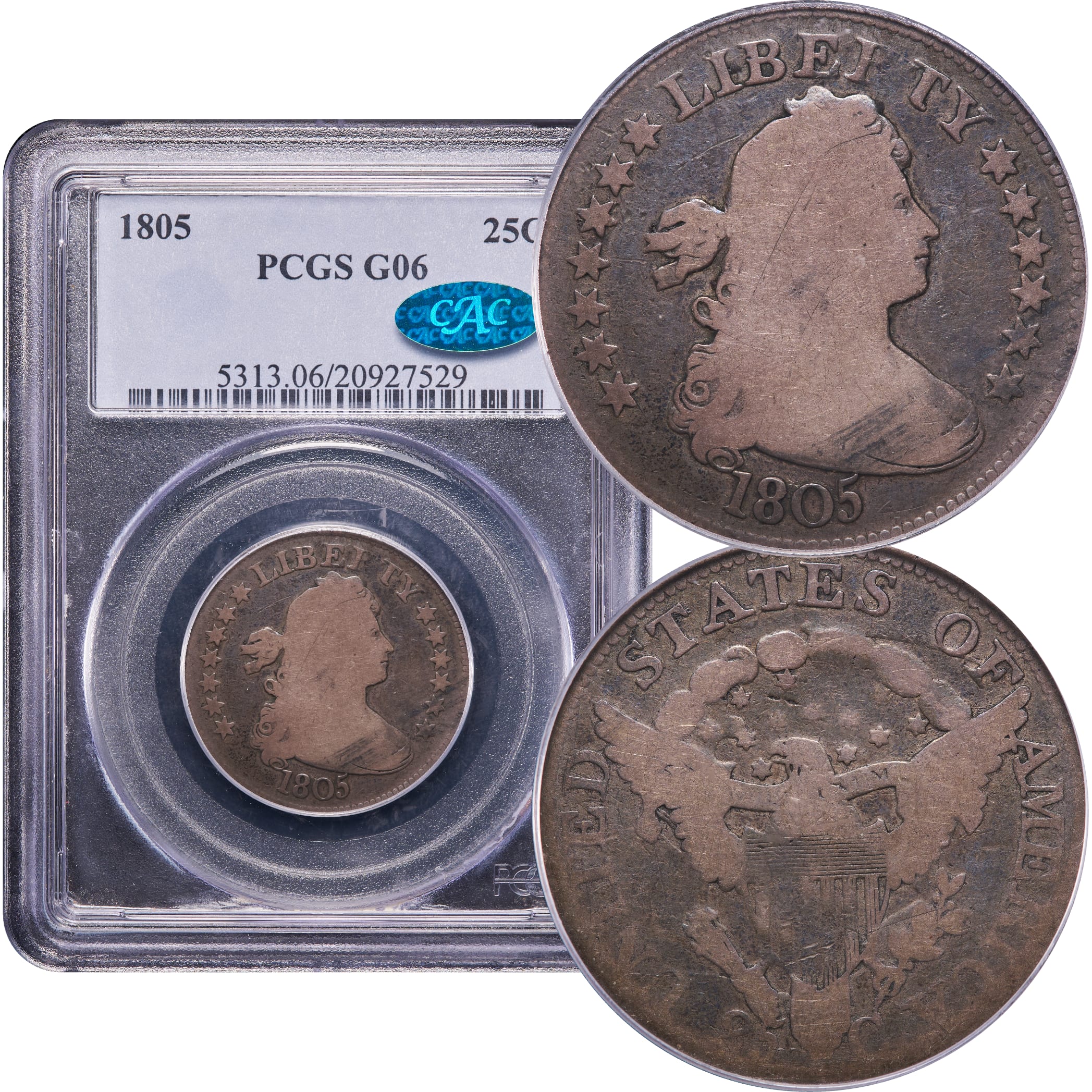 Draped Bust Quarter (1796-1807) - Coins for sale on Collectors Corner