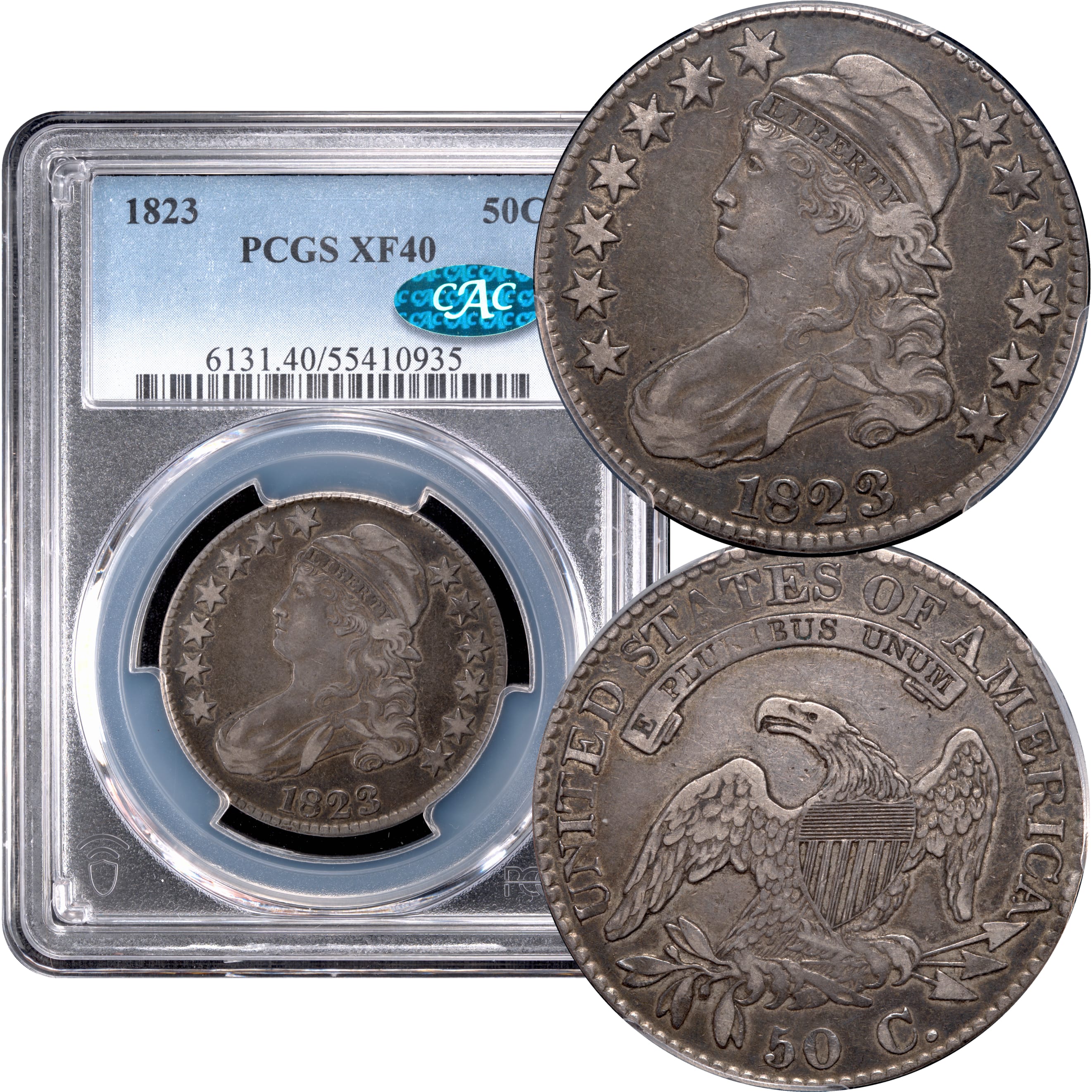 Collectors Corner - 1823 50C XF40 PCGS - #70870470