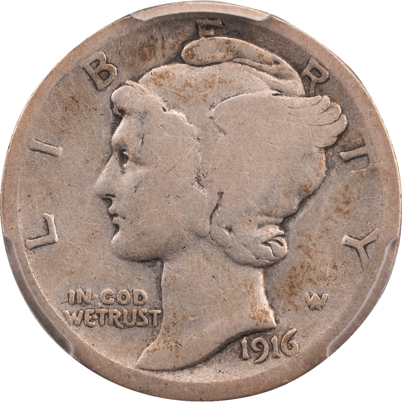 Collectors Corner - 1916-D 10C G4 PCGS - #69814886