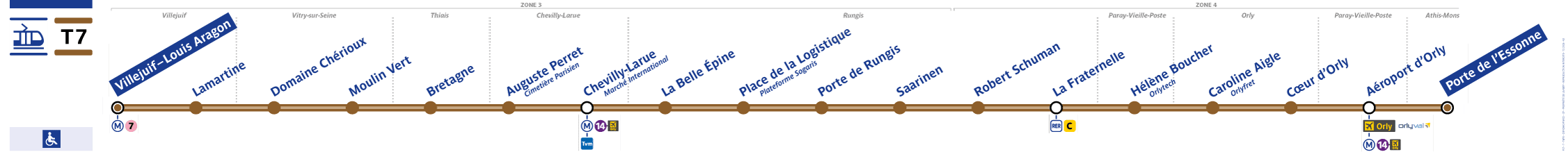 Tramway Ligne T7 : plan, arrêts et horaires en temps réel | Bonjour RATP