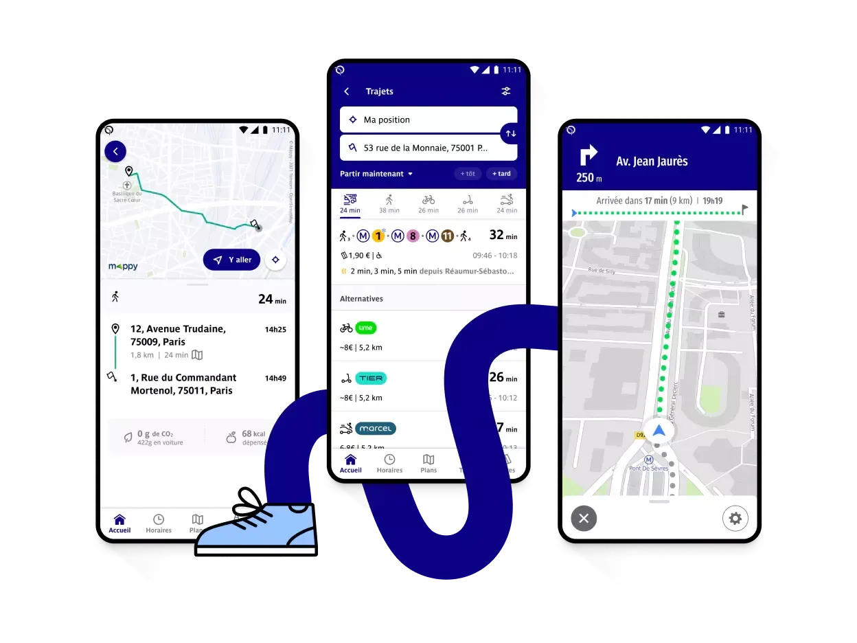 Download the Bonjour RATP app!
