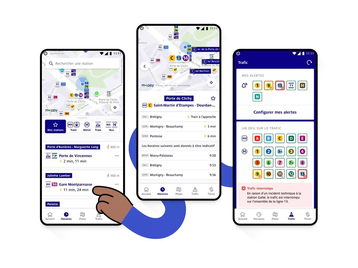 Download the Bonjour RATP app!