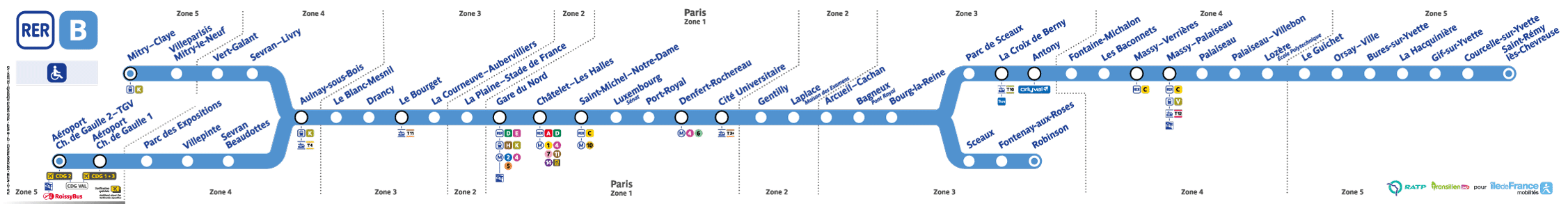 RER Ligne B : plan, gares et horaires en temps réel | Bonjour RATP