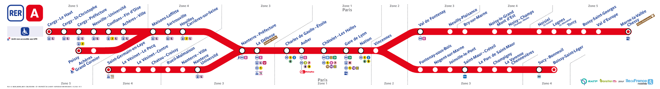RER Ligne A : plan, gares et horaires en temps réel | Bonjour RATP