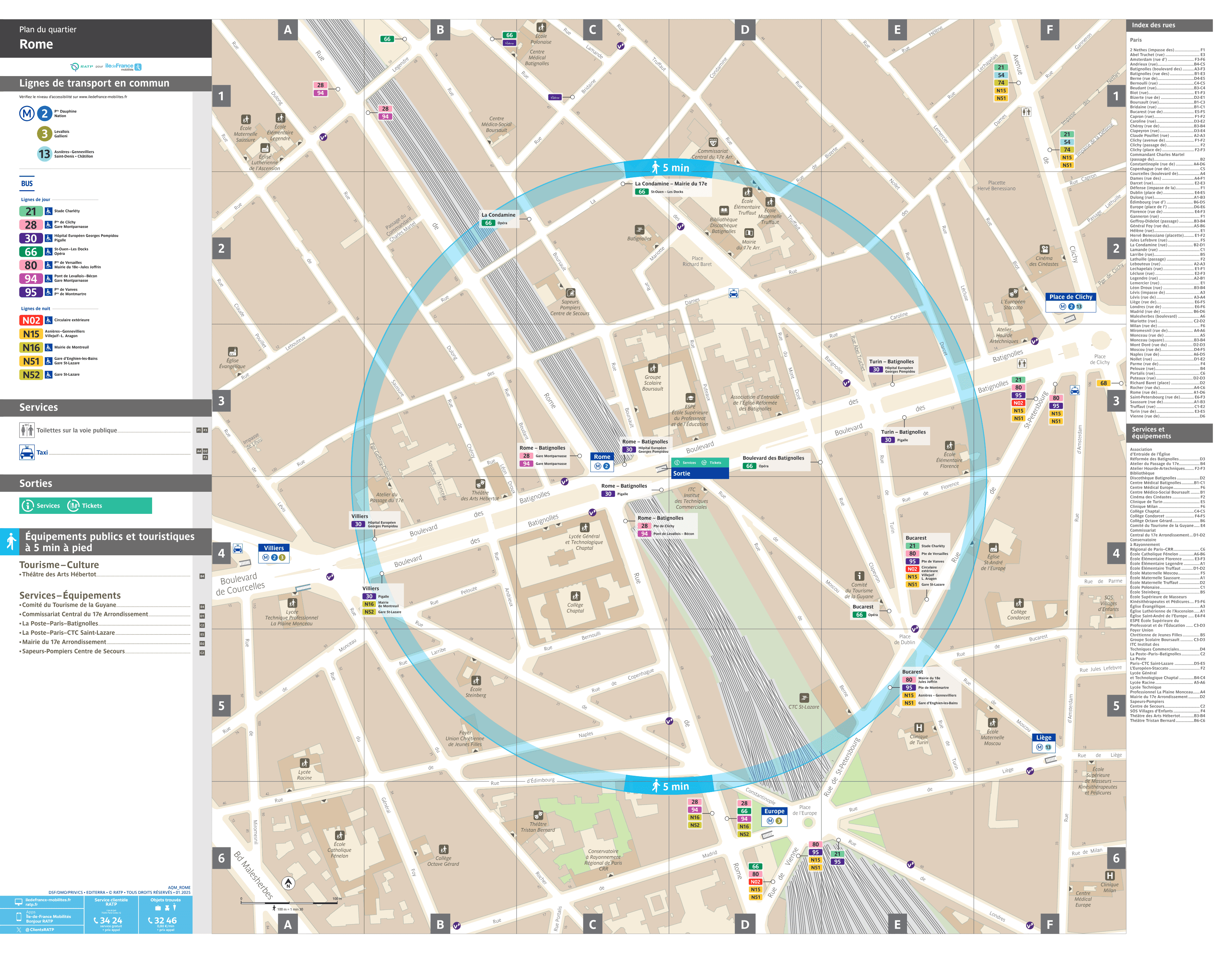Ratp Tram Map Rome RATP 119 Bus Paris Île De France