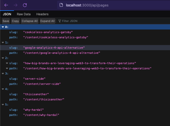 Nextjs Api Response