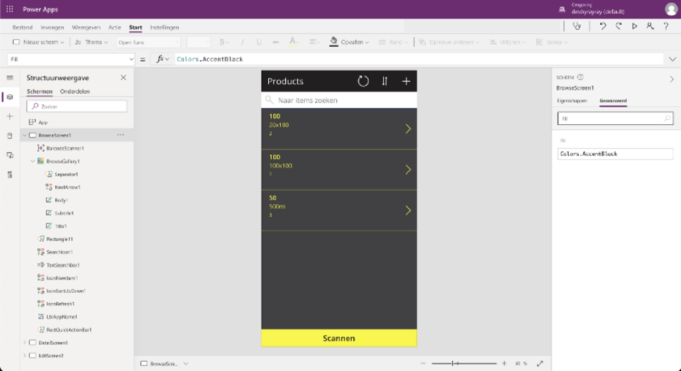 How To Make Re-usable Colors In Microsoft Canvas Power Apps - Dev By RayRay