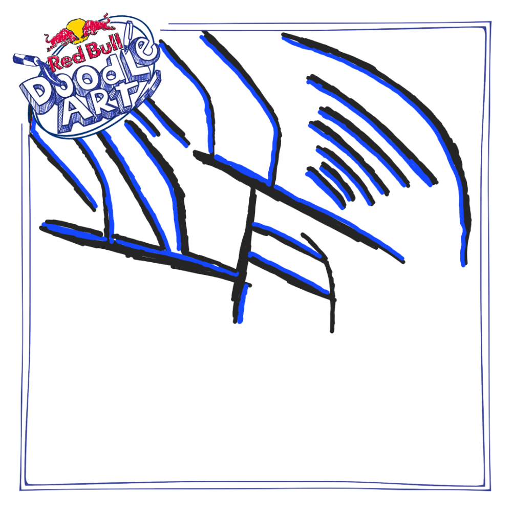 Red Bull Doodle Art