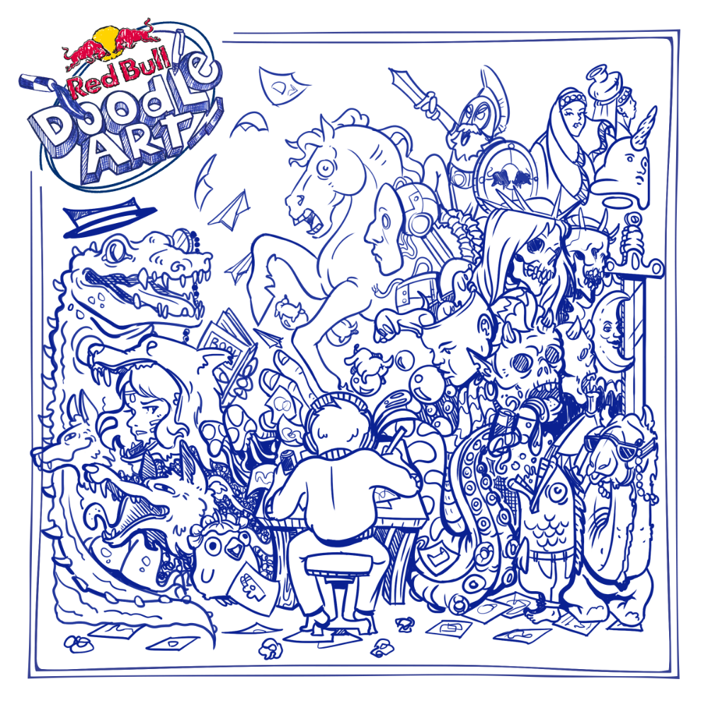 Red Bull Doodle Art Jordan - event info