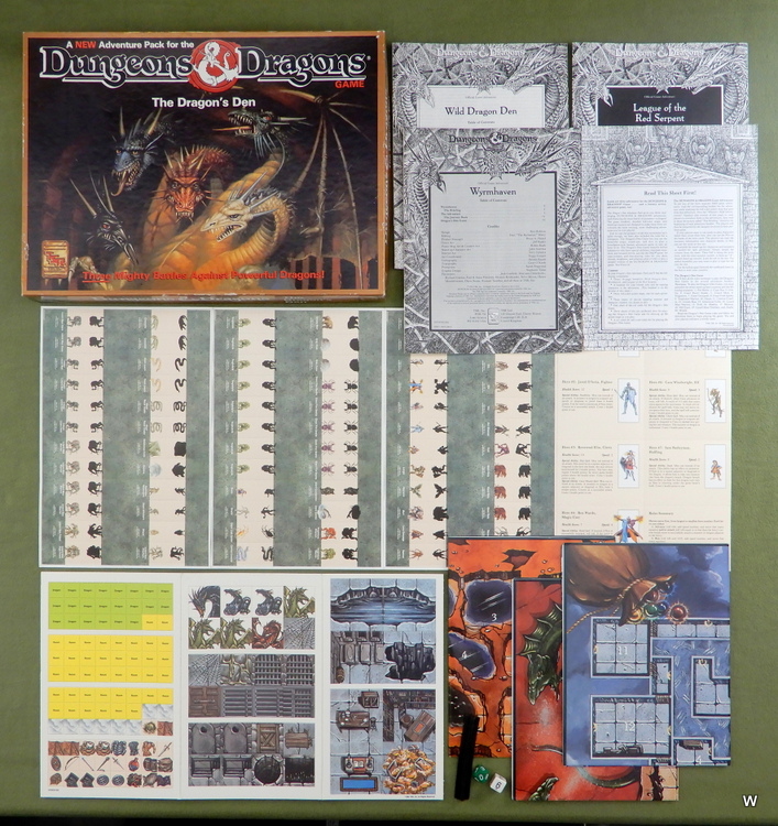 Dragons' Den Adventure Pack (Dungeons and Dragons Game)