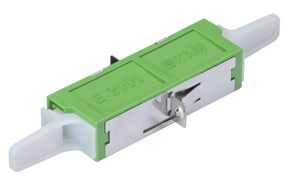Adapter E-2000™ APC, green, ceramic SM, B, screwable - eCatalog