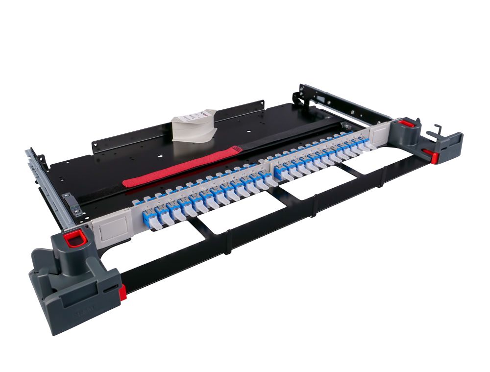 PRIME-Fiber Breakout Unit (FBU), 24, SC-Simplex, PC, C2, Blue, G.652.D ...