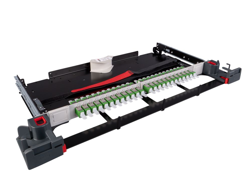 PRIME-Fiber Breakout Unit (FBU), 24, E-2000-Simplex, APC, C1, Green, G.652.D, - eCatalog