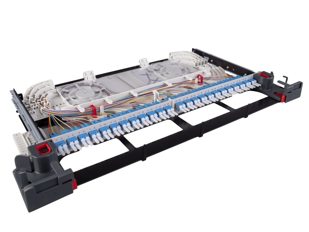 PRIME-Fiber Termination Unit (FTU), Left, Single Fiber, Heatshrink splice prote - eCatalog