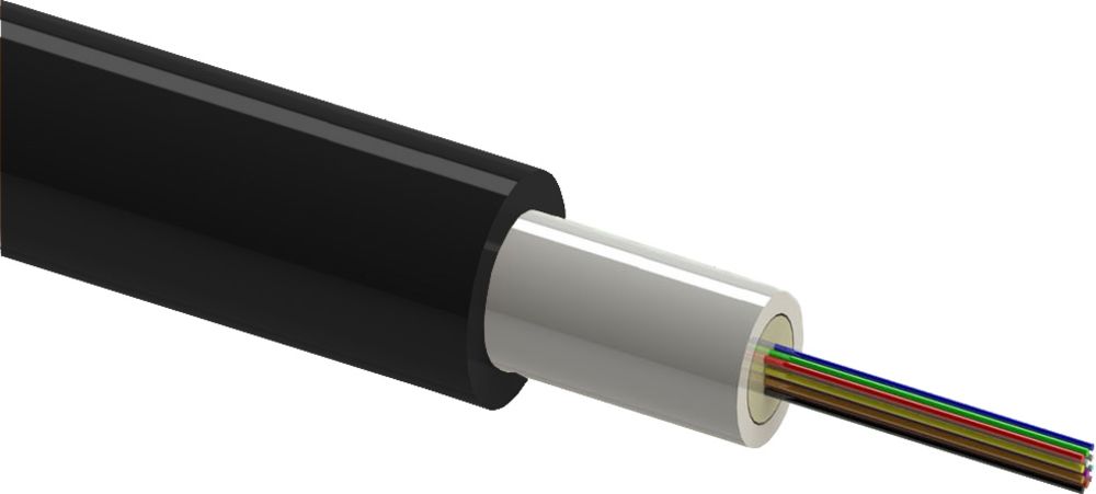 Central loose tube, blowable Micro cable, NAR-no armor, outdoor-use, UV ...