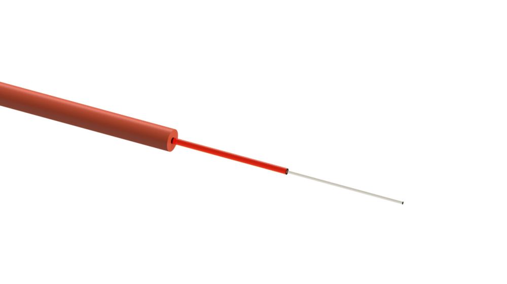 Semi-tight buffered tube Ø 0.9 mm, OM5 fiber, buffer and fiber color ...