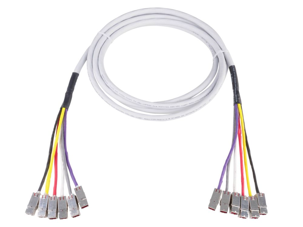 Trunk cable CU PL - 24P multi cable thin compact, Cat. 6a ISO, Cca ...