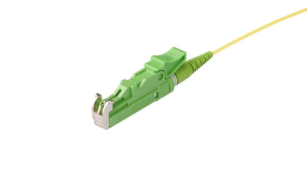 Pigtail Set, E-2000, APC 8°, Grade A, green, green Singlemode OS2 G.657 ...