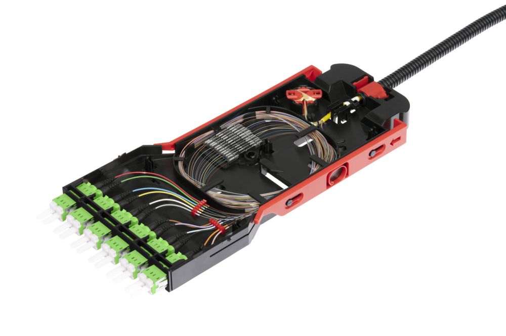 Netscale 48 Splice Cassette LC-Duplex 6 Ports SM APC black - eCatalog