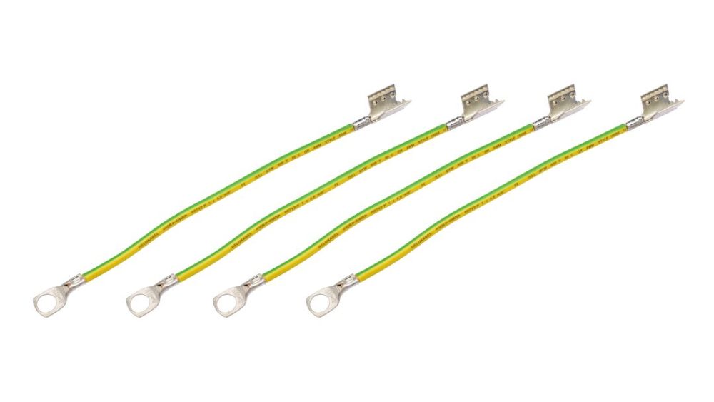 Grounding wire 4mm2 V-shape, set of 4pcs - eCatalog
