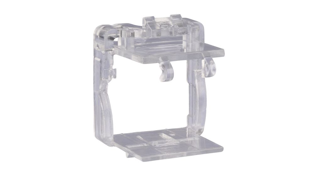 Adapter RJ45, unshielded, all categories, for EL and ISO, transparent ...