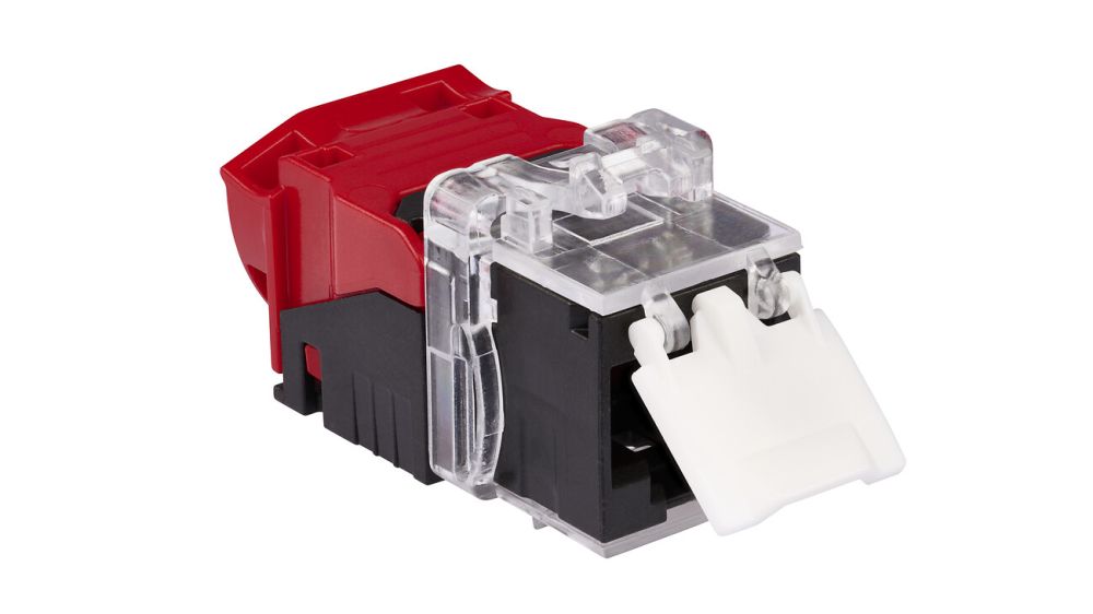 Connection Module RJ45, unshielded, Cat. 6A, EL, Keystone 4th generation, dust c - eCatalog