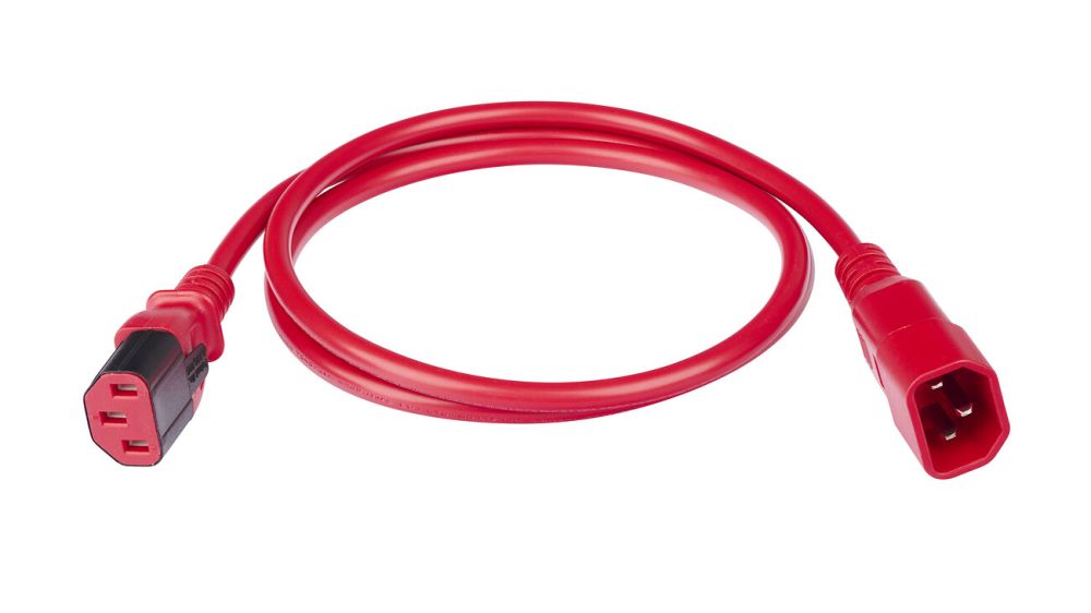 Power Cord PDU C14 to C13 red 3m - eCatalog