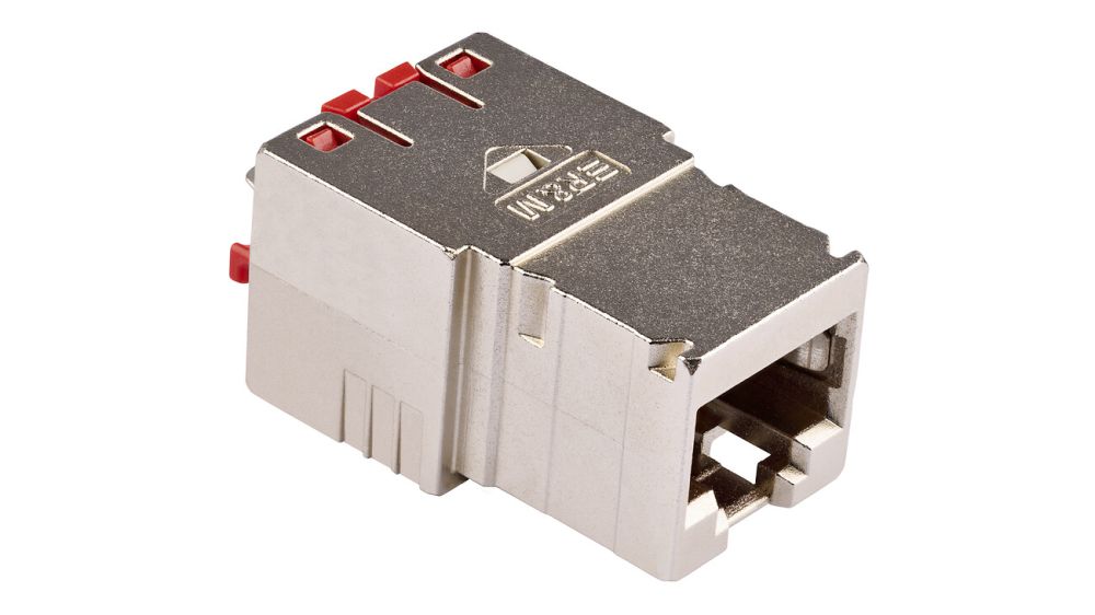 Module RJ45, shielded, Cat. 6A, CL, TIA 568A/B, AWG 22-26, R&Mclassic ...